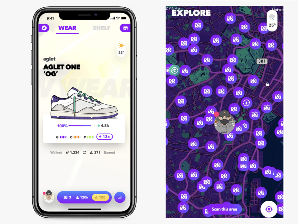 STEPNのライバルとして注目されるAglet【Move to Earn（歩いて・走って稼ぐ）】 | サステナビリティ×ブロックチェーン情報メディア【HEDGE GUIDE Web3】