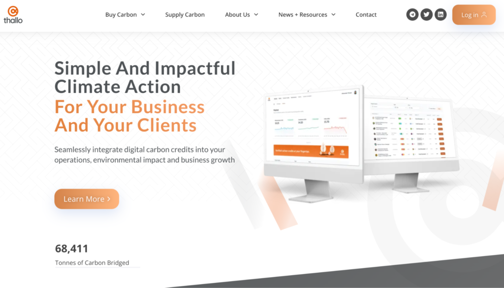 革新的な方法でオンチェーンカーボンクレジット市場を牽引する「Thallo」とは？ | サステナビリティ×ブロックチェーン情報メディア【HEDGE GUIDE Web3】