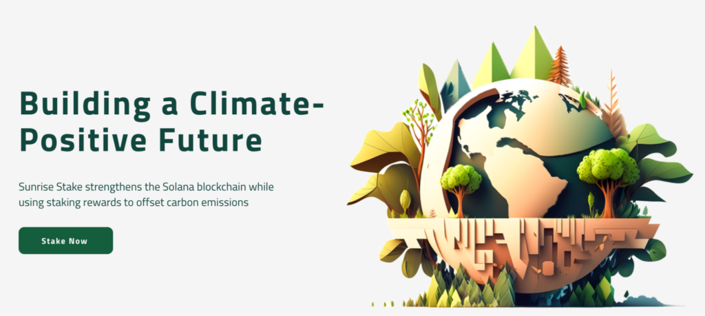 ステーキング報酬で環境貢献ができる「Sunrise Stake」とは？ | サステナビリティ×ブロックチェーン情報メディア【HEDGE GUIDE Web3】