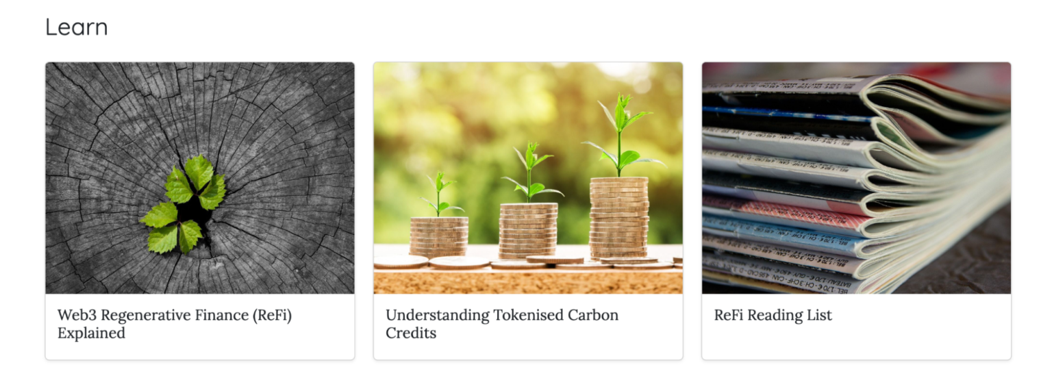 CARBON Copyで読み解くReFi ー 2025年に向けた市場の展望 | サステナビリティ×ブロックチェーン情報メディア【HEDGE GUIDE Web3】